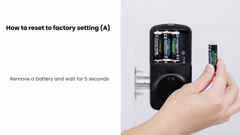 DESLOC B200 Keyless Entry Door Lock with Handle Set, Smart Deadbolt Lock for Front Door, Electronic Keypad with Auto Lock, 12-Month Battery, IP54