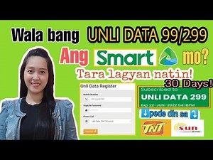 UNLI DATA 299/99 IN SMART, TNT & SUN 30 DAYS! NO LIMITS | HOW TO REGISTER UNLI DATA & GIGALIFE 2022
