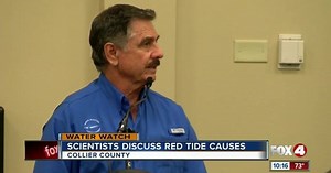 Scientists discuss red tide in Naples
