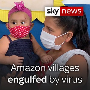 #Coronavirus has reached remote communities living on the banks of the Amazon. Sky's Stuart Ramsay went there to find how indigenous populations are trying to fight the virus in areas with little access to healthcare. Read more here: https://trib.al/k2SYWQI | Sky News