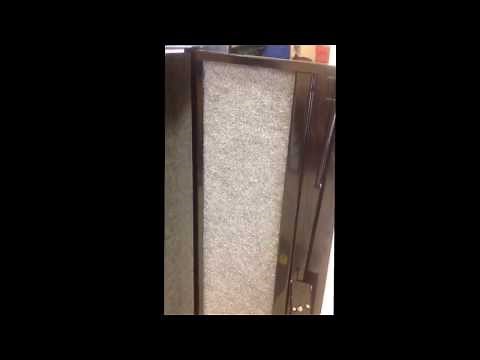 Gun Safe / Gun Cabinet Modification: Phase 1 - Installing interior carpeting.