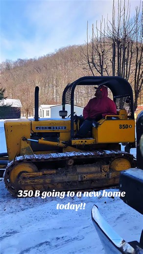 John Deere 350 B going to a new home today. I started my logging journey with this little dozer. She been a good one. #johndeere @John Hacker