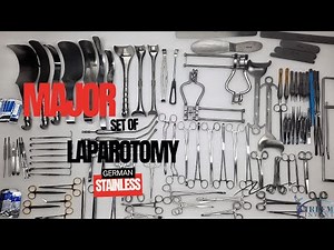 MAJOR Laparotomy Set Surgical Instruments GERMAN STAINLESS CE ISO by xtreem invent International
