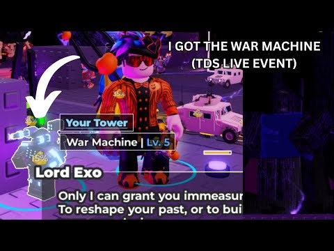 I GOT THE WAR MACHINE IN TDS (TDS LIVE EVENT)