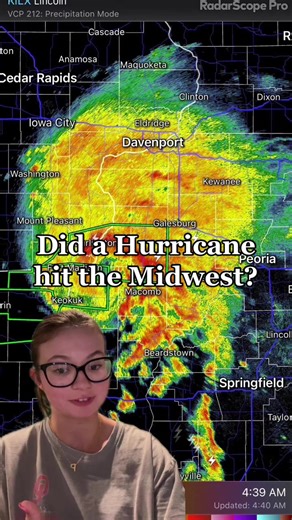 A land hurricane? Nope! We call this an MCV! Heres a little weather knowledge for your Saturday! #greenscreenvideo #greenscreen #weather #prepare #weatheraware #severeweather #longervideos #missouri #iowa #illinois #indiana #hurricane #landhurricane #mcv #weatherfact