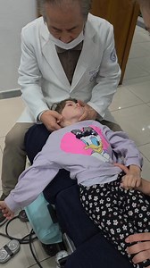 1.7K views · 21 reactions | Video 5 (Oct 28, 2025 - 2nd visit): Conducting a test to find the correct measurement height for Mihaela's CBA (Cranial Balancing Appliance) deviation correction. She is crying and being uncooperative. | Youngjun Lee | Facebook