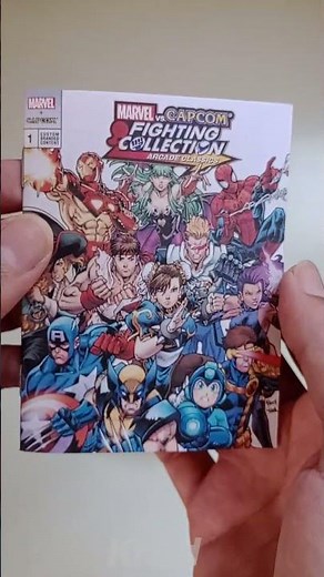 Unboxing Marvel vs. Capcom Fighting Collection Arcade Classics + Comic book - Nintendo Switch