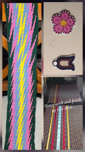 #CapCut #fyp #sewing #fingerweaving #beading