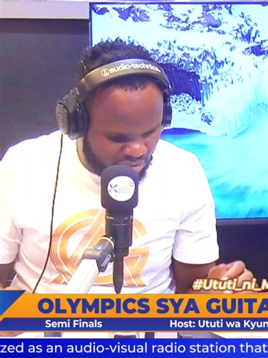 UTUTI ndeusyoka kuhost ilavu wamwita ekembwaa okite uperform na band yake #GuitarOlympics #kwitufm🔥🔥🔥