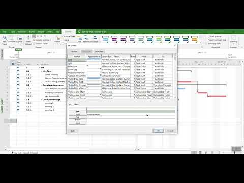 MS Project Critical Path on Gantt Chart with Duration