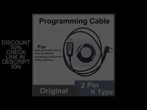 USB Programming Cable Quansheng UVK5 UVK6 5RPlus Baofeng 18Pro 13Plus 17Plus V2 Programming Cable CD