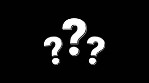 Download Animation of three question marks appearing on a transparent background, ideal for question-themed, interactive or consultation content. for free