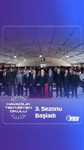 TEI - TUSAŞ Motor Sanayii A.Ş. on Instagram: "TEI Havacılık Teknisyen Okulu’nun üçüncü sezonu açılış dersiyle başladı. Eskişehir Valiliği himayelerinde, Eskişehir İl Millî Eğitim Müdürlüğü koordinasyonuyla düzenlenen ve Genel Müdürümüz Prof. Dr. Mahmut F. Akşit’in TEI 101 dersiyle başlayan programın açılış törenine, Eskişehir İl Millî Eğitim Müdürü Sinan Aydın, İl Milli Eğitim Müdürlüğü ve TEI yetkililerinin yanı sıra, öğretmenler ve öğrenciler katıldı. Programa katılım sağlayan öğrencilerimize 