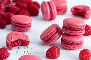 20K views · 1.3K reactions | Raspberry Macarons made with white chocolate and raspberry filling are one of the most flavorful macarons ever. Full recipe: https://bit.ly/3fUU2LM | Home Cooking Adventure | Facebook