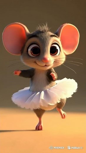 “The Ballerina Mouse’s Graceful Dance”