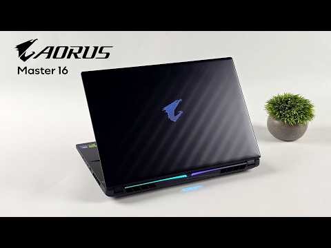 Gigabyte AORUS Master 16 – Ultra 9 + RTX 5090 Gaming Laptop Hands-On!