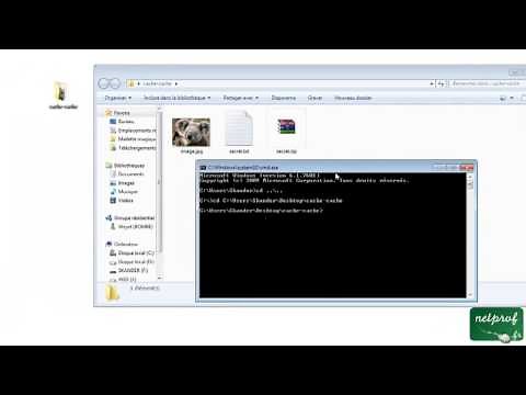 Cacher un fichier dans une image