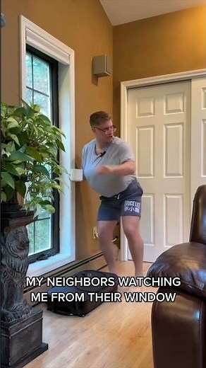 MY NEIGHBORS WATCHING ME FROM THE WINDOW