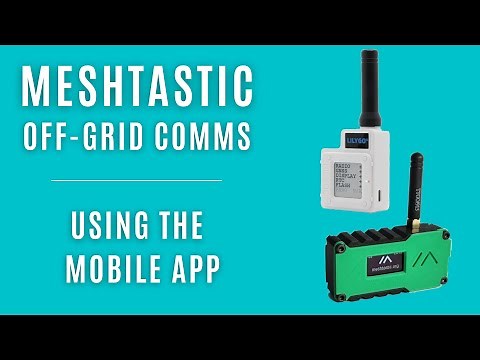 Overview of the Meshtastic Radio Mobile App Interface and Settings