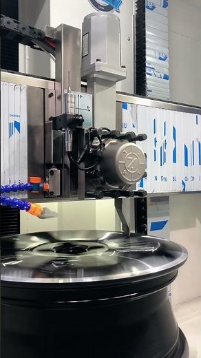 Smart diamond cut cnc alloy wheel repair lathe machine DCM32P-S.
