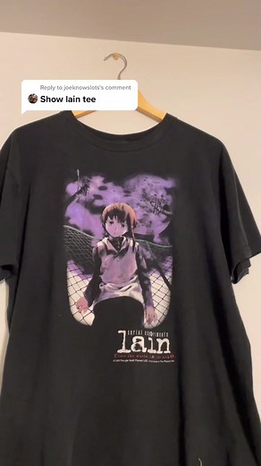 Vintage Serial Experiments Lain Anime Shirt Review