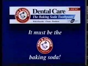 Arm & Hammer Toothpaste Wow 1994 UK Advert