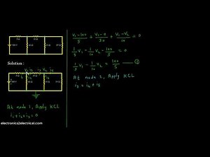 Nodal Analysis of Electric Circuits Example 1 | Electrical Engineering