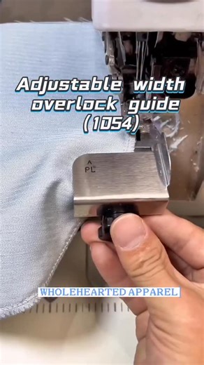 WHOLEHEARTED Sewing Tutorials & Tools on Instagram: "Adjustable width overlock guide (1054) #Wholeheartedapparel#ReliablePartsSupplier #HighQualitySewingParts #DurableSewingAccessories #TrustedMachineParts #ProfessionalPartsDealer #OEMQualityParts"