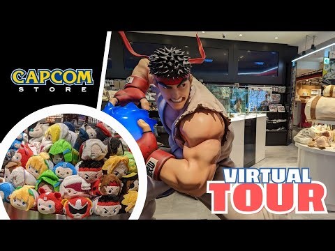 Visiting the CAPCOM Store in Tokyo Japan - A Virtual Tour