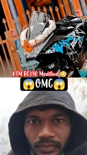 😱OMG😱ktm rc390 modified 😳🚀#shorts #viral #ktmrc390