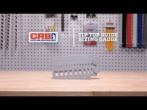 CRB TipTop Guide Sizing Gauge - Precision Made Simple!