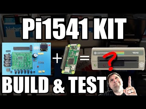 Pi1541 Hat Kit Build & Test w/RaspPI Zero