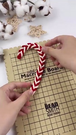 48K views · 297 reactions | Happy Thursday with macrame Candy Cane...