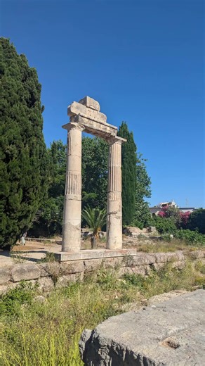 how cool 😎 #greece #kos #ancientruins