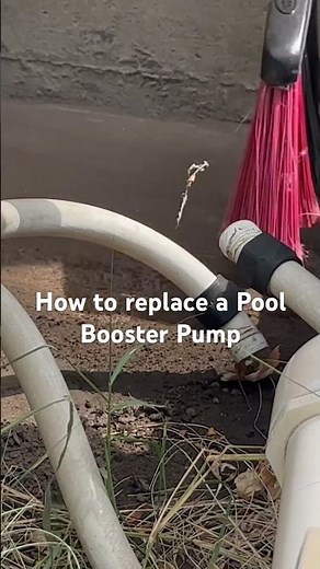 How to replace a Pool Booster Pump in 60 seconds