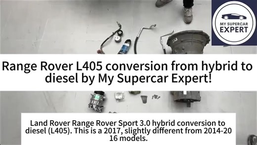 Land Rover Range Rover SDV6 Hybrid (L405) 2014-2021 Hybrid → Diesel Conversion Kit IN STOCK✅ Exact OEM Match | No More Hybrid Troubles✅ Smooth Drive | Stable Power Output✅ Professional After-sales & WarrantyGet your kit now! 📩 DM for quote #RangeRover #L405 #conversionfromhybrid #MySupercarExpert GET IT NOW 👉 https://mysupercarexpert.com/products/land-rover-land-rover-range-rover-sdv6-hybrid-l405-2012-2021-hybrid-conversion-kit-to-diesel?_pos=1&_sid=b644d3e52&_ss=r&variant=47435402084404 | My 