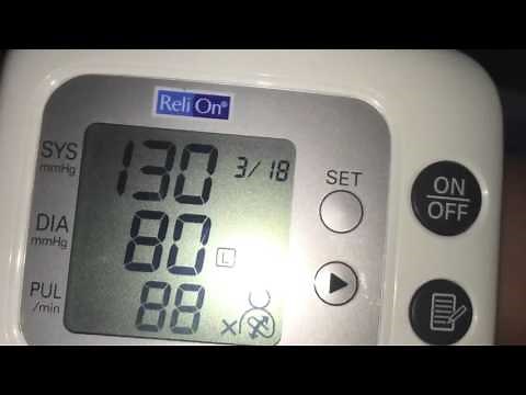 RELION VS OMRON WRIST BLOOD PRESSURE MONITOR