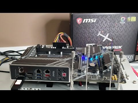 MSI B550 TomaHawk Flashing the BIOS no CPU