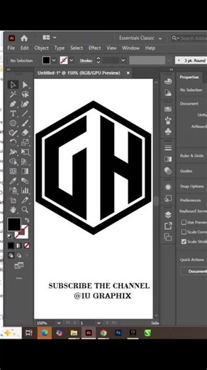 "ĞĤ" logo design. Tips for Graphic Designer 2026.#tipsforgraphicdesigner #tipsforbeginner #iugraphix