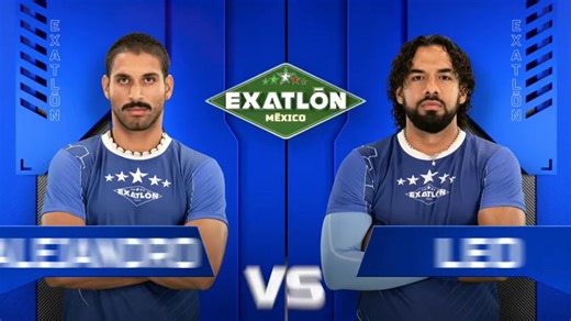 ¡Alejandro vs Leo! 🏃🏻‍♂️🔥 Así inicia este mini game y 'Mufasa' es quien consigue avanzar en este juego. 💪🔵 #ExatlónMéxico 💚 Lunes a viernes 🕖7:00 PM. Domingo 🕖6:00 PM. por Azteca UNO. 📺 | Azteca UNO