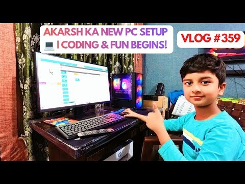💻 Akarsh Ka Naya PC Setup! | Coding, Study & Fun Moments | New PC Unboxing at Home