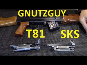 Bolt- SKS vs Type 81 Full Monty Disassembly. Avoid slam fire