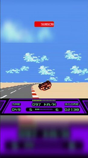 Day 24: Playing RAD RACER 🏎️💨 | NES 8-Bit Speed Rush! #NES #RetroGaming