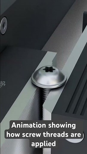 Thread rolling is the quickest way to produce a thread. Watch our full animation ‪@TRFasteningsYT‬