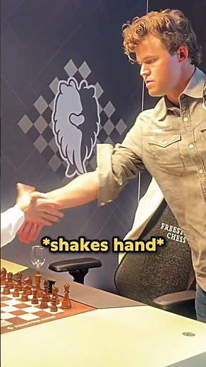 Magnus is LATE TO THE BLITZ CHESS GAME BUT HE WINS ON TIME?!