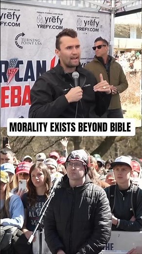 Charlie Kirk Explains Where Objective Morality Comes From