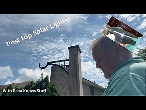 Unboxing & Installing Peasur 4x4in Solar Post Cap Lights – Brighten Your Night the Easy Way! 🌞💡🛠️