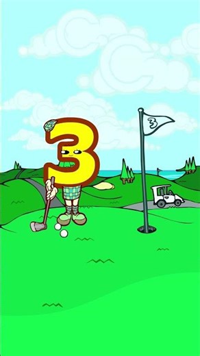 Meet the Numbers "3" | Preschool Prep Company #shorts