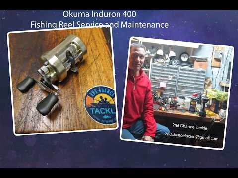 Okuma Induron 400 Round Bait Casting Fishing Reel Servicde and Maintenance