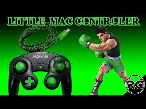 Custom Gamecube Controller - Little Mac Themed Mod and Restoration